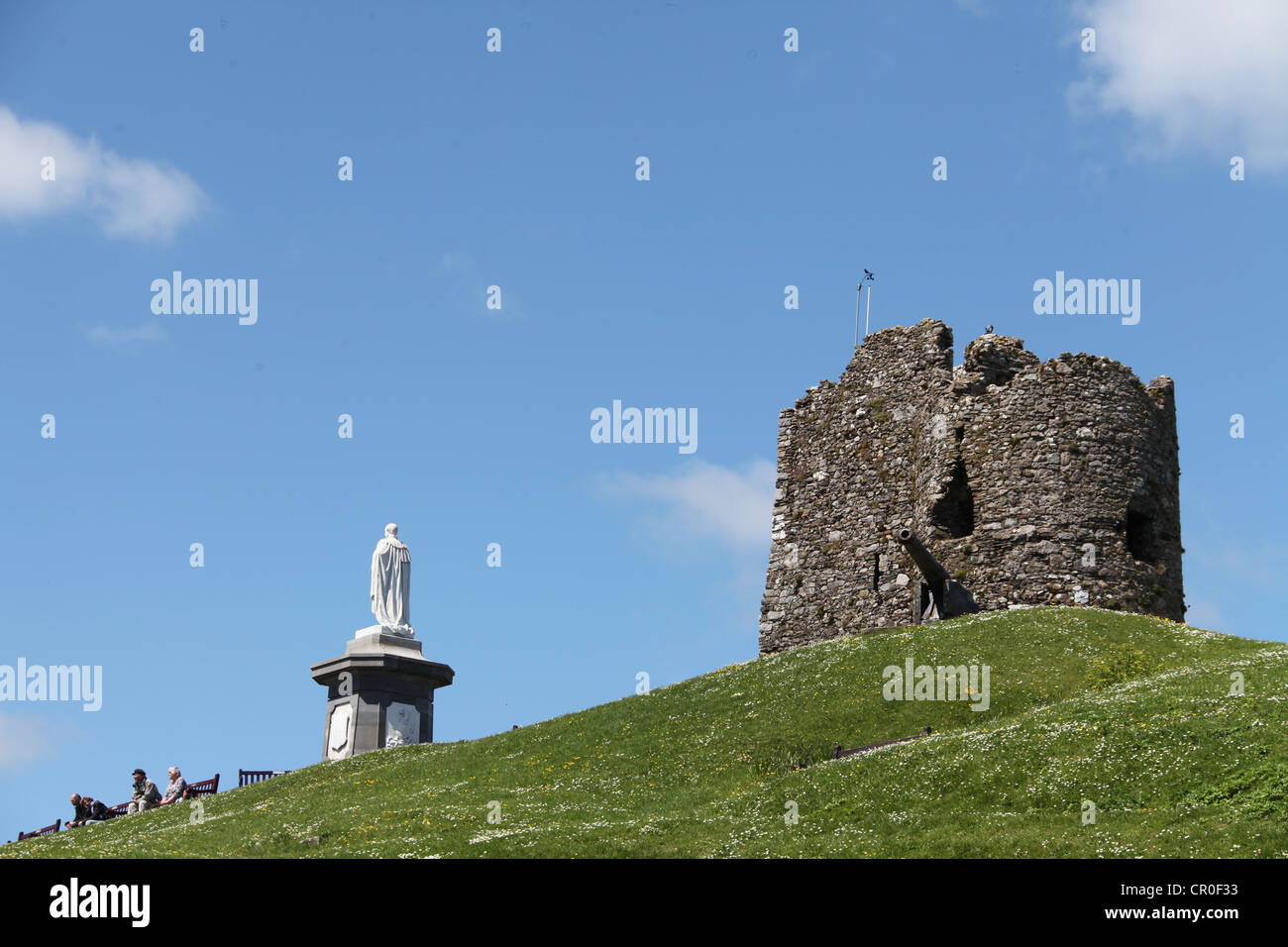 Castle Hill in Tenby Stock Photo - Alamy
