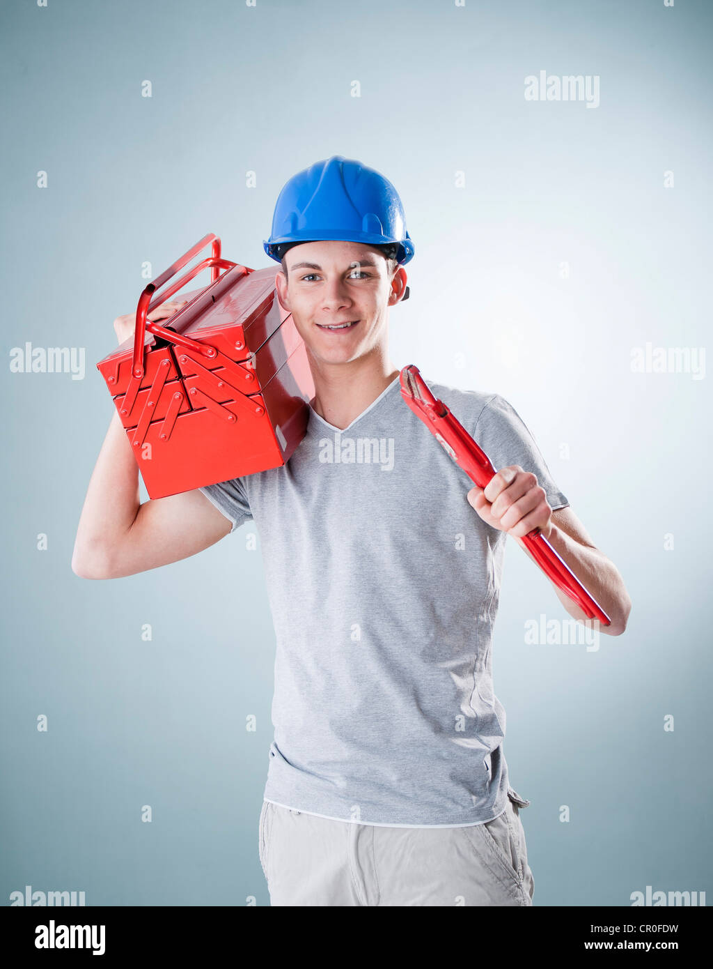 Carrying a tool box hi-res stock photography and images - Alamy