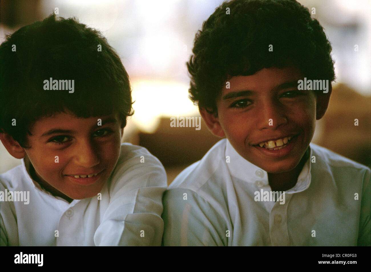 Two saudi boys in the market in the Eastern oil rich Province shiite ...