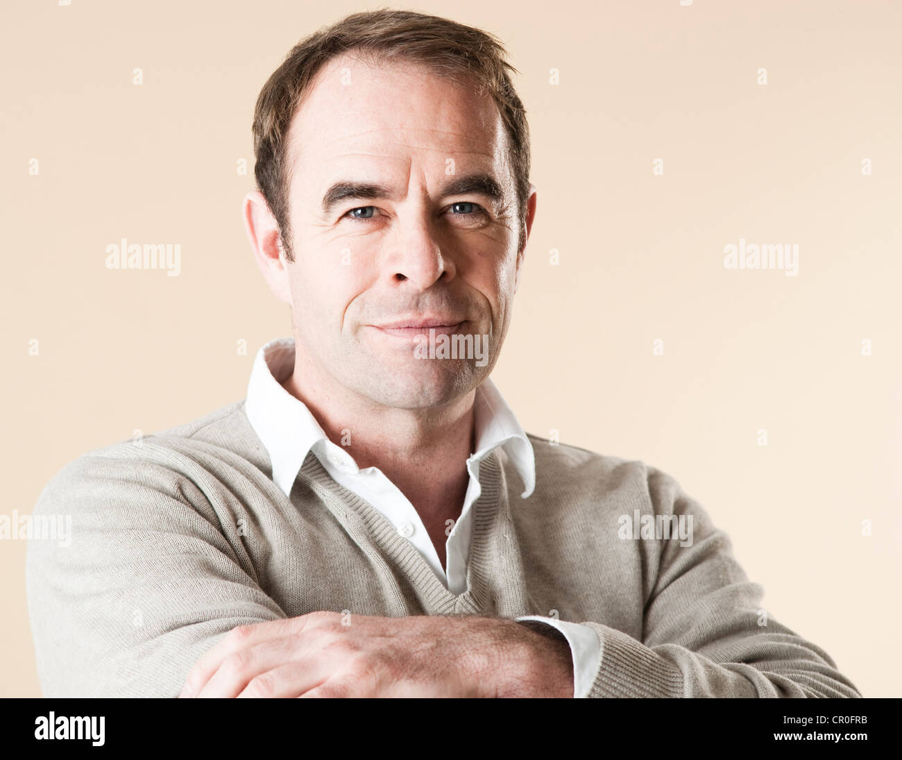 Man smiling, portrait Stock Photo - Alamy