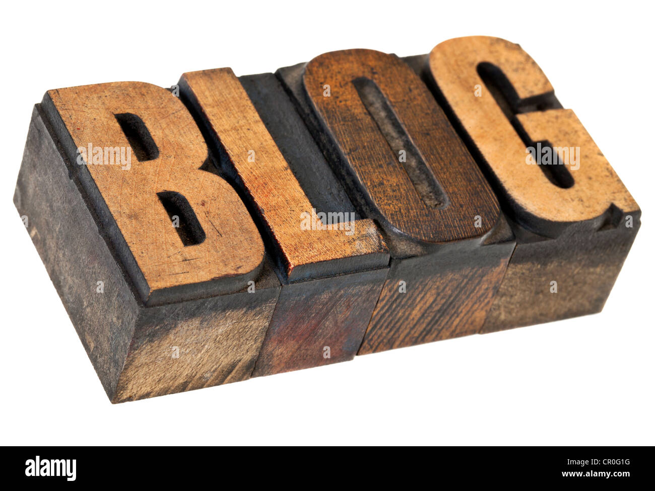 Word blog in vintage Cut Out Stock Images & Pictures - Alamy