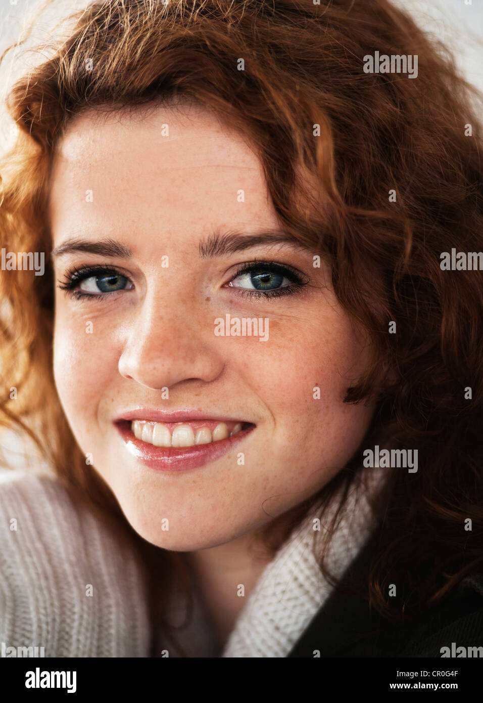 Smiling girl, portrait Stock Photo - Alamy