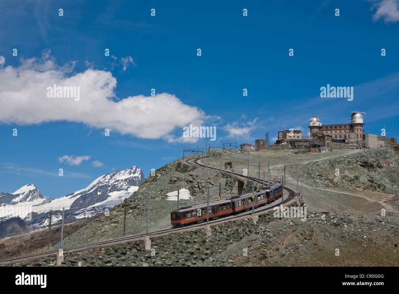 Gornergratbahn cog railway hi-res stock photography and images - Alamy