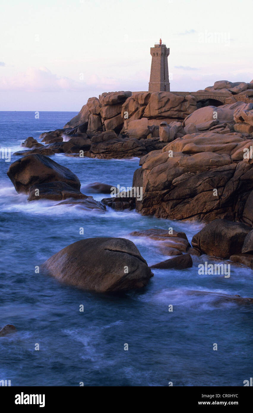 France, Cotes d'Armor, Cote de Granit Rose (the Pink Granite coast ...