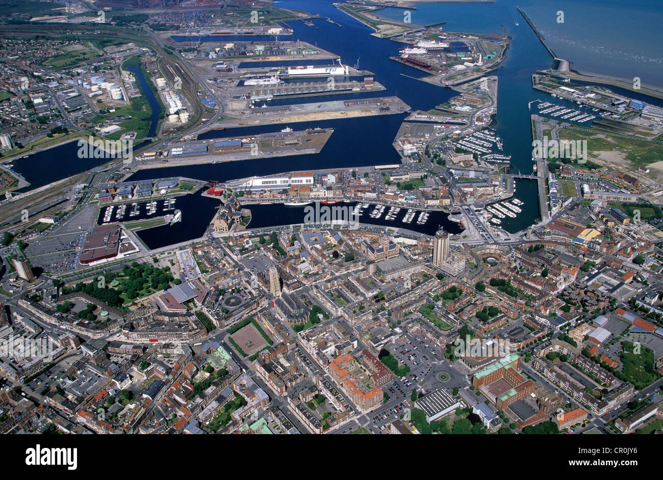 France, Nord, Dunkerque (aerial view Stock Photo - Alamy