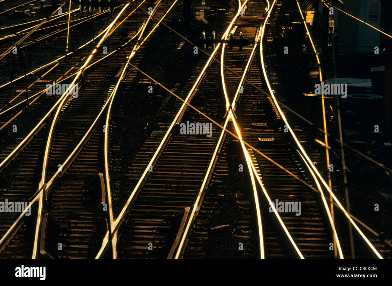 Network tracks hi-res stock photography and images - Alamy