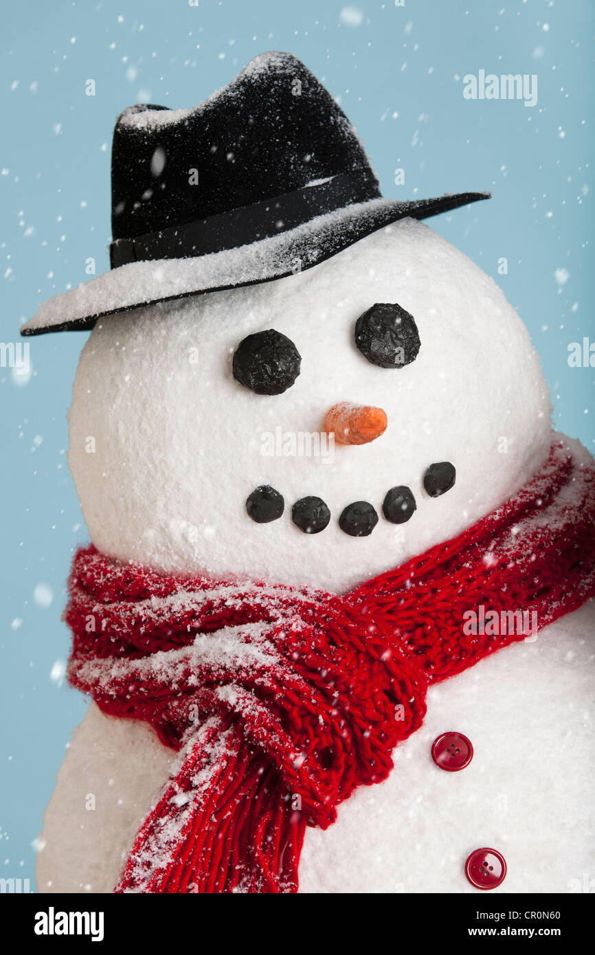Snowman smiley face hi-res stock photography and images - Alamy