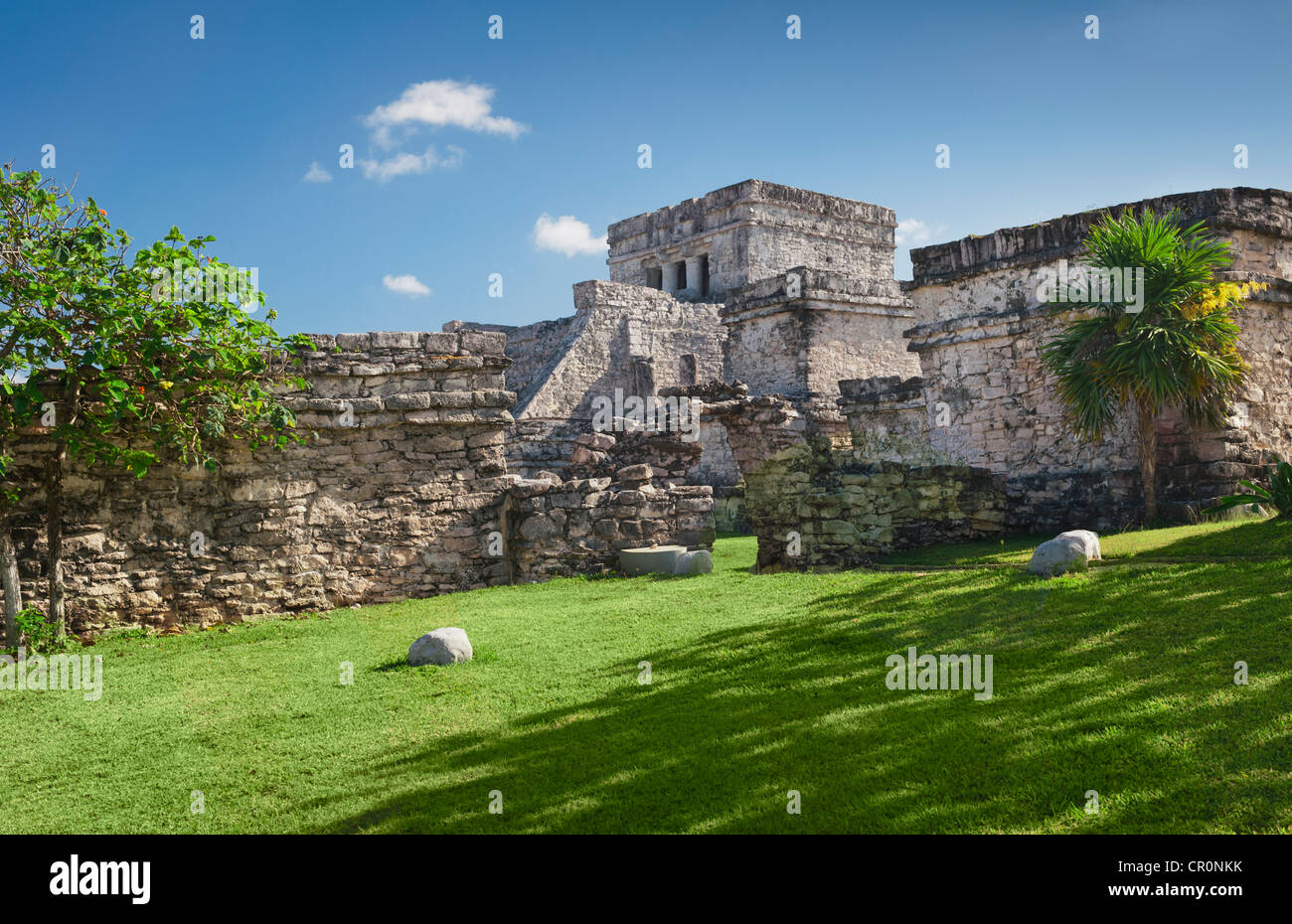 Mexico, Yucatan, Tulum, Ancient Mayan ruins Stock Photo - Alamy