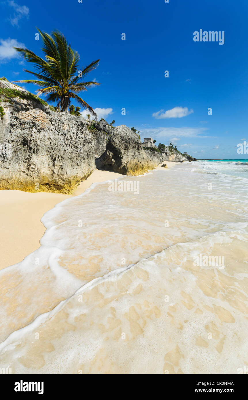 Mexico, Yucatan, Tulum, Ancient Mayan ruins Stock Photo - Alamy