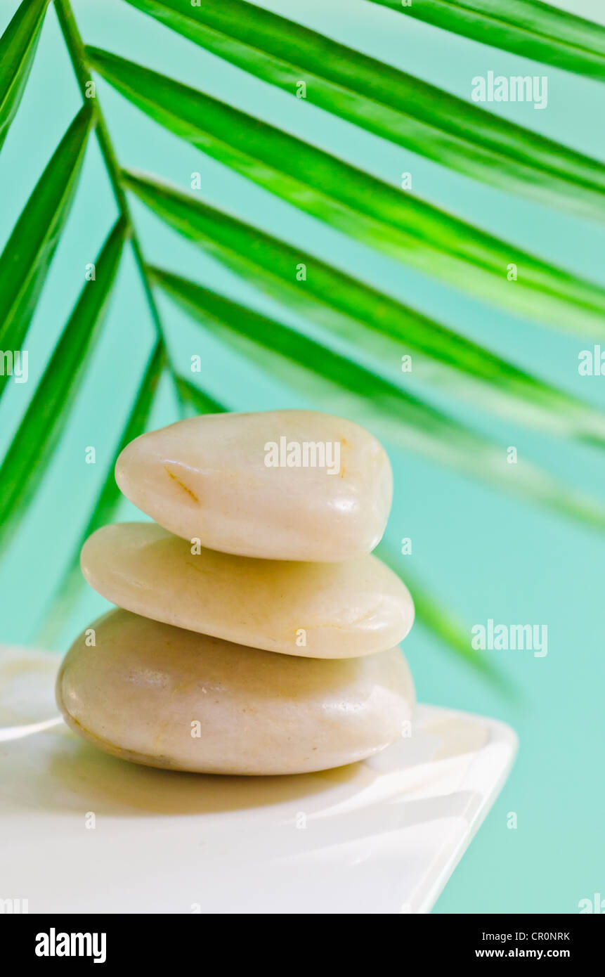 Spa pebbles hi-res stock photography and images - Alamy