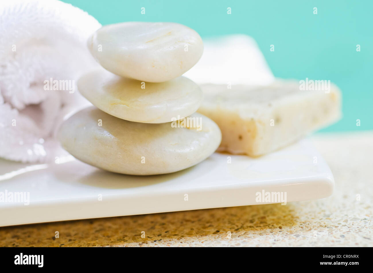 Mexico, Yucatan, Spa pebbles Stock Photo - Alamy