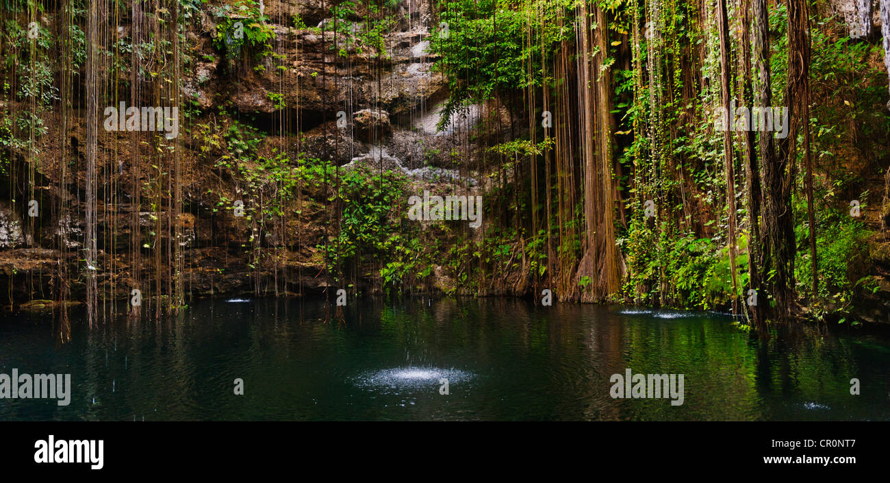 Mexico, Yucatan, Scenic lake Stock Photo - Alamy