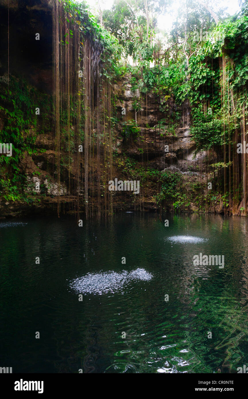 Mexico, Yucatan, Scenic lake Stock Photo - Alamy