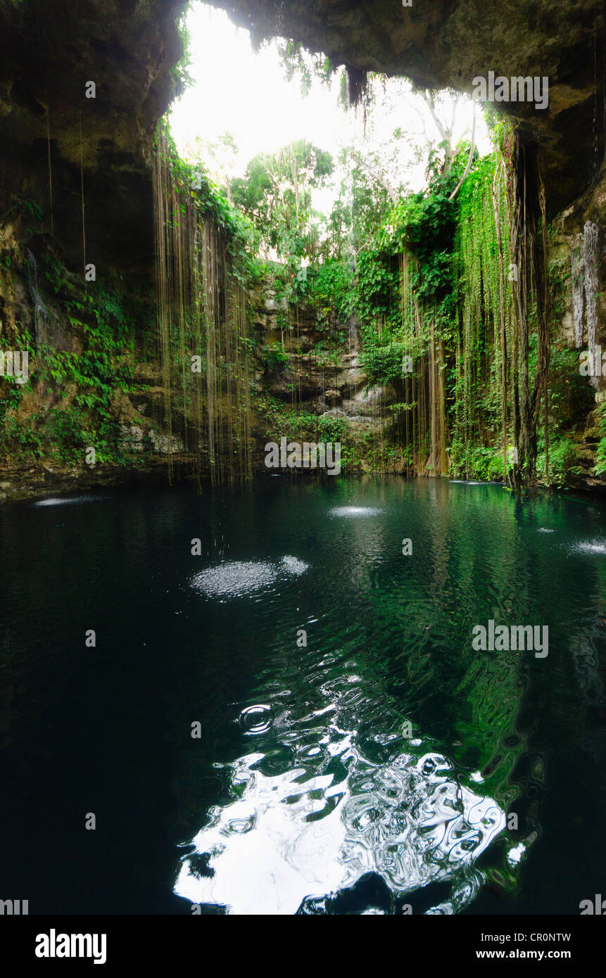 Mexico, Yucatan, Scenic lake Stock Photo - Alamy