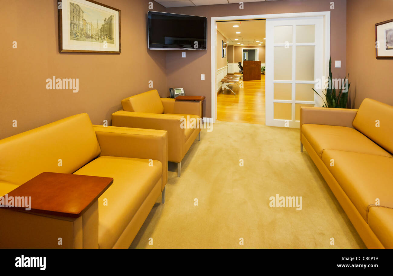USA, New York, New York City, Empty waiting room Stock Photo - Alamy