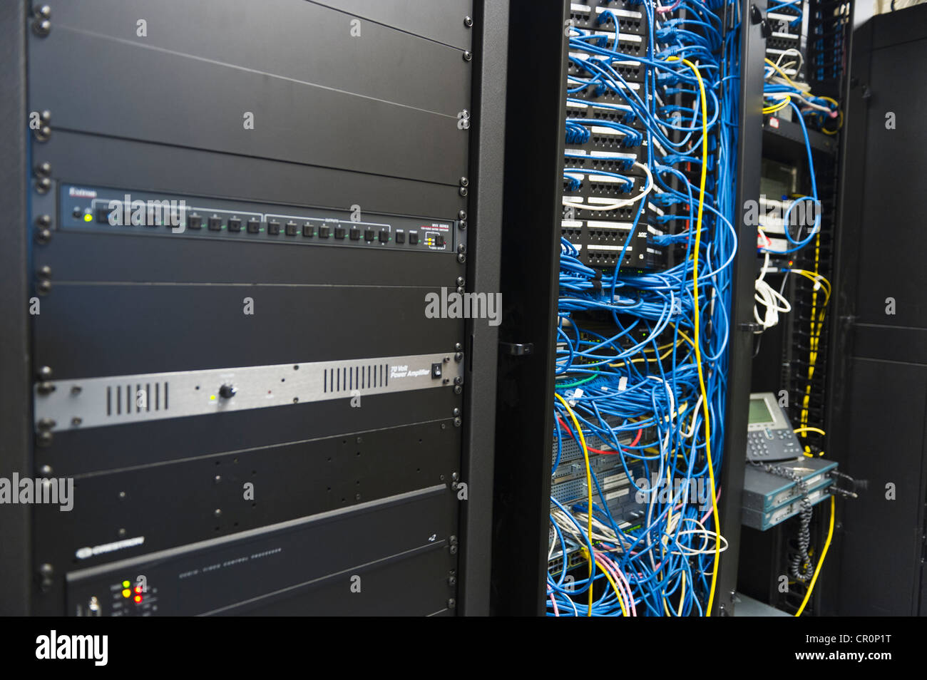 USA, New York, New York City, Computer network server Stock Photo - Alamy