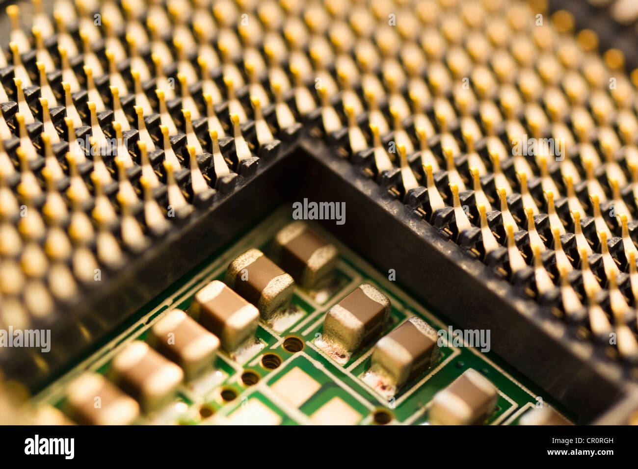 Studio shot of computer chip Stock Photo - Alamy