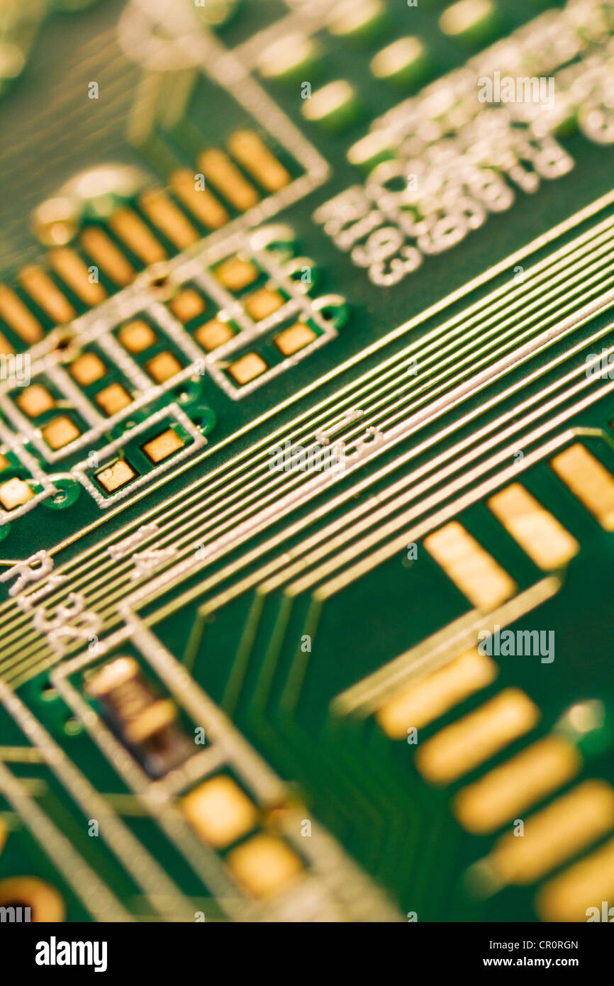 Studio shot of computer chip Stock Photo - Alamy