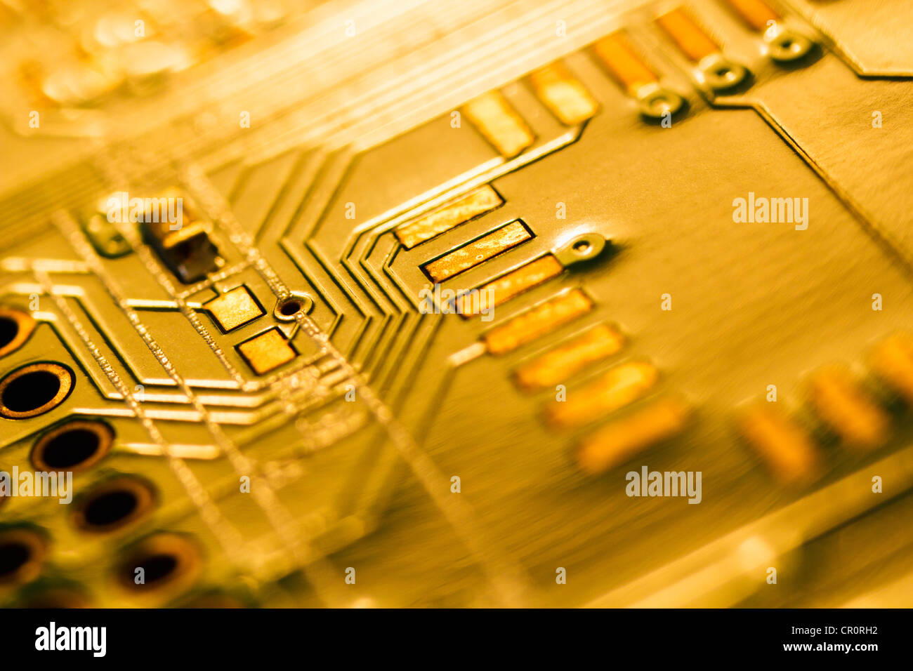 Studio shot of computer chip Stock Photo - Alamy
