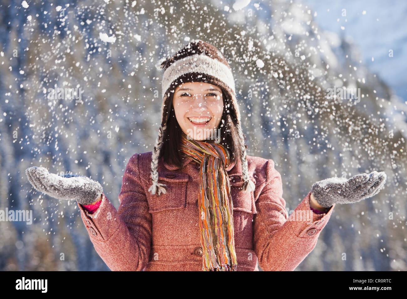 Snowfall portrait hi-res stock photography and images - Alamy