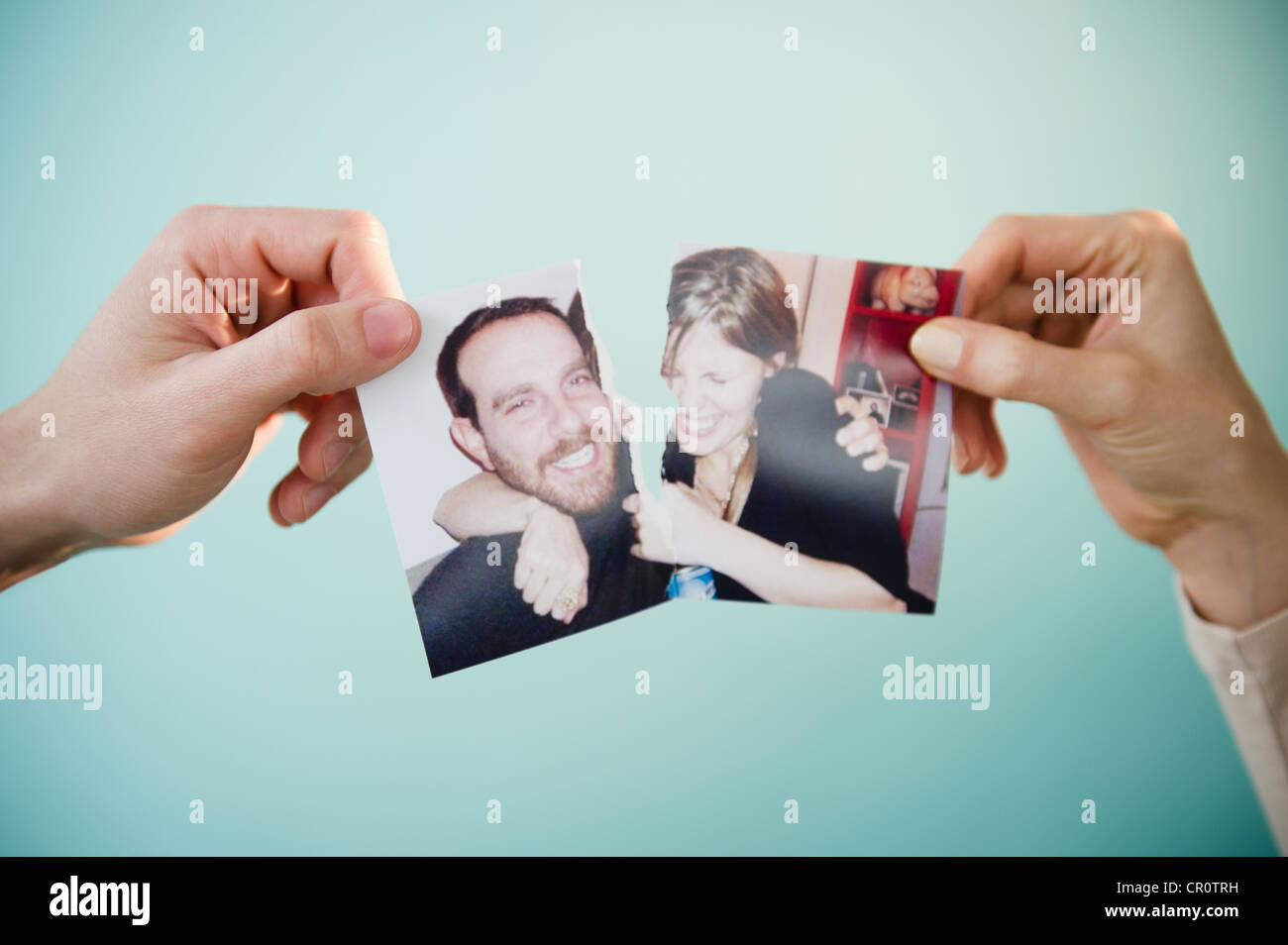 Torn photograph hi-res stock photography and images - Alamy