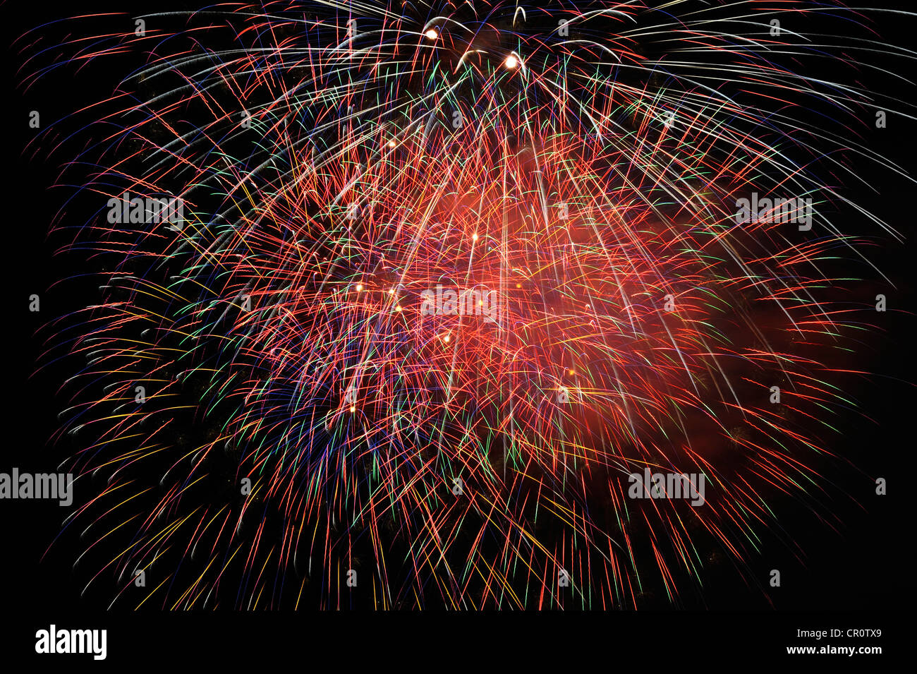 Different coloured fireworks hi-res stock photography and images - Alamy