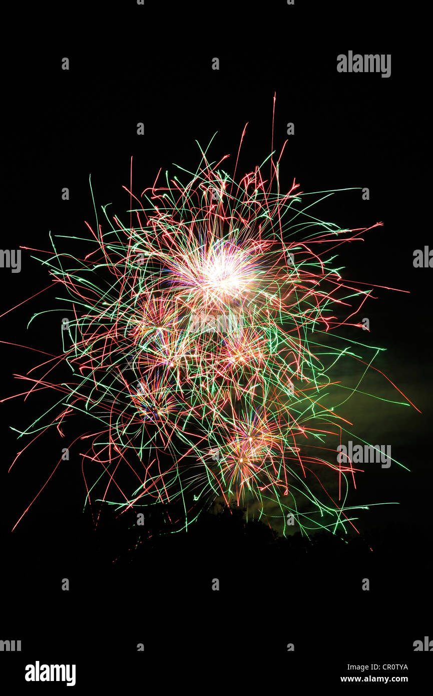 Different coloured fireworks hi-res stock photography and images - Alamy