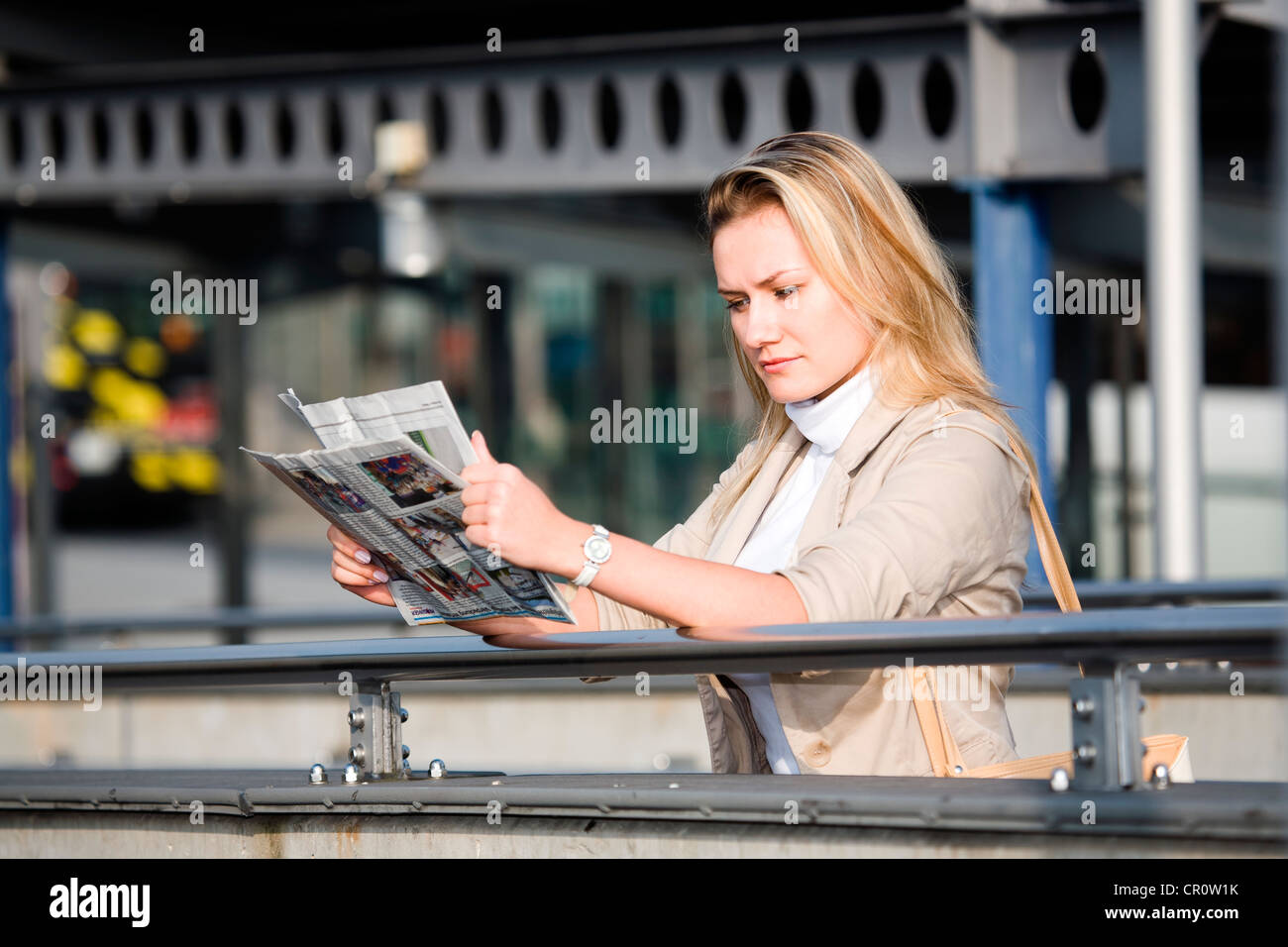 Railing magazine hi-res stock photography and images - Alamy