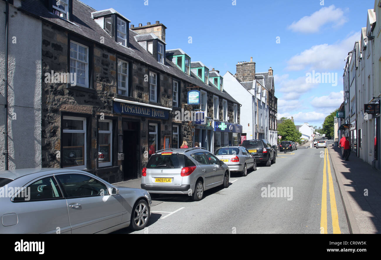 Portree street scene Isle of Skye Scotland June 2012 Stock Photo - Alamy