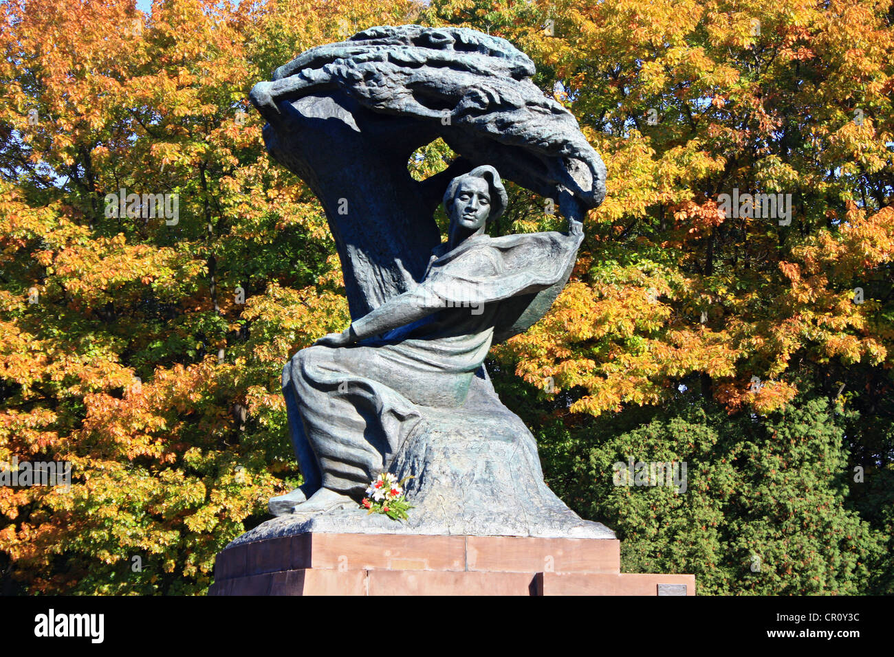 Frederic chopin statue hi-res stock photography and images - Alamy