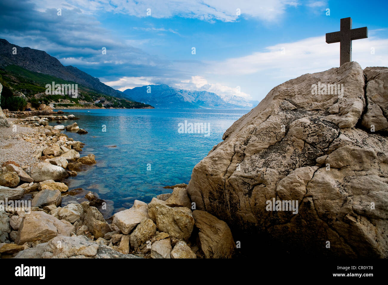 Adriatic coast near Split in Croatia, Europe Stock Photo - Alamy