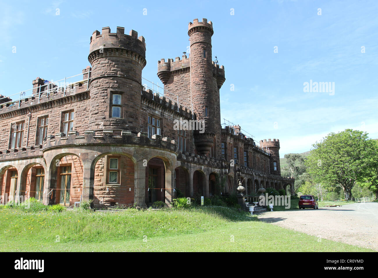 Kinloch castle isle rum hi-res stock photography and images - Alamy