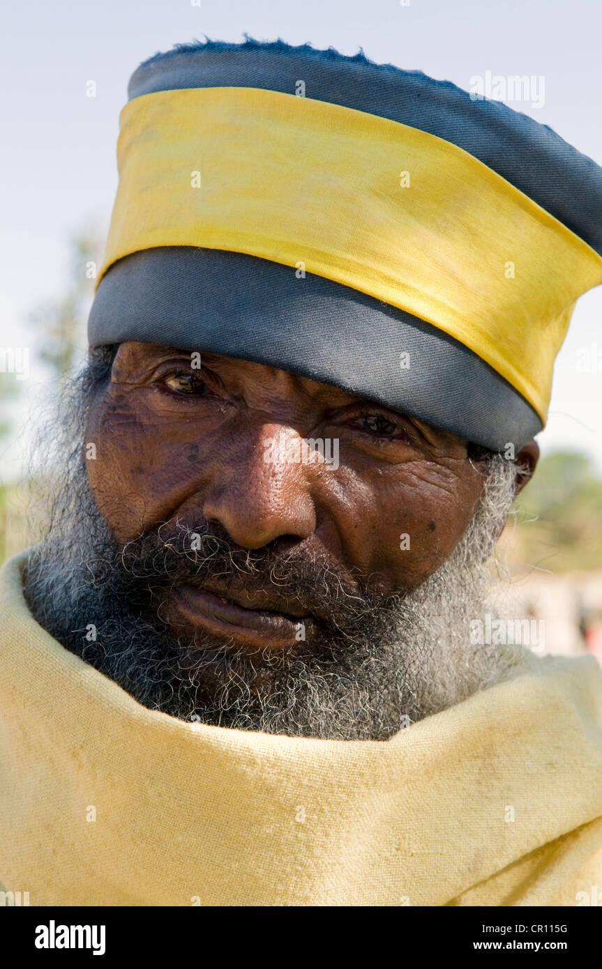 Ethiopia, Tigray Region, city of Axum, priest Stock Photo - Alamy