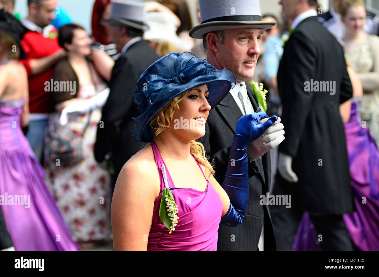 Helston Flora Day 2012 Stock Photo - Alamy