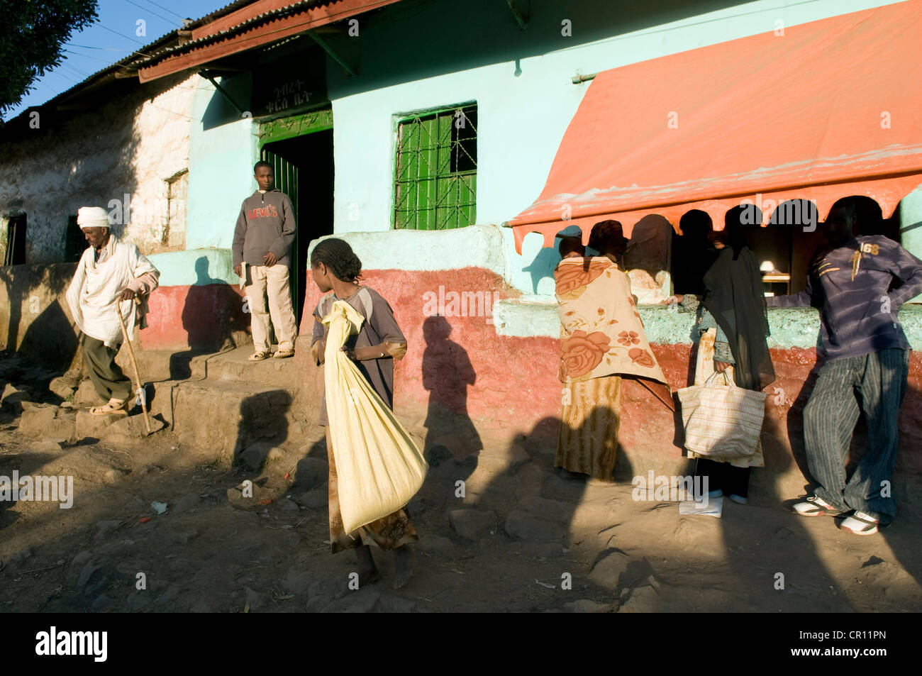Ethiopia, city of Debark, at 2800 meters of altitude, very close to the ...