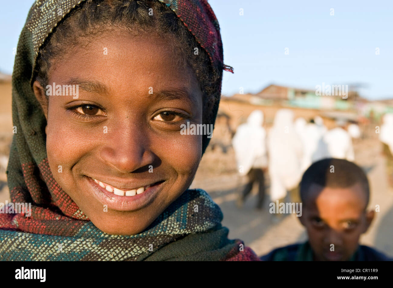 Ethiopia, city of Debark, at 2800 meters of altitude, very close to the ...