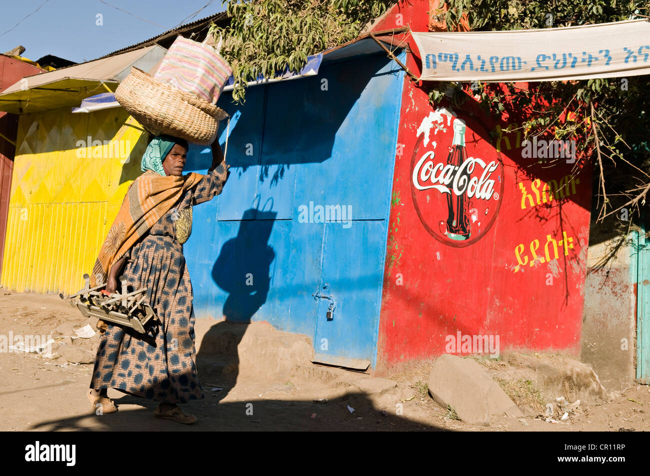 Ethiopia, city of Debark, at 2800 meters of altitude, very close to the ...