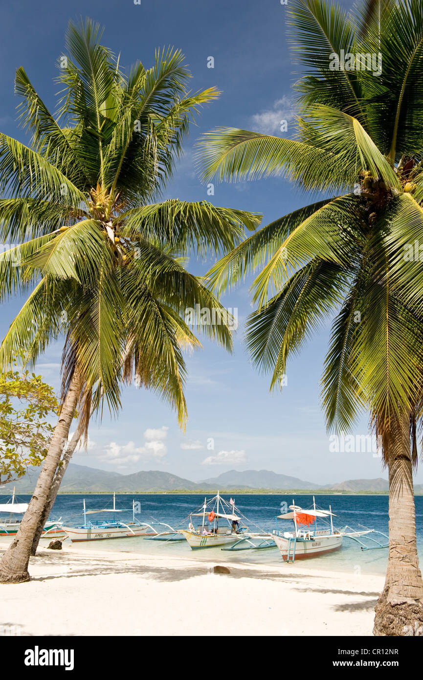 Philippines, Palawan Island, Honda Bay, Pandan Island Stock Photo - Alamy