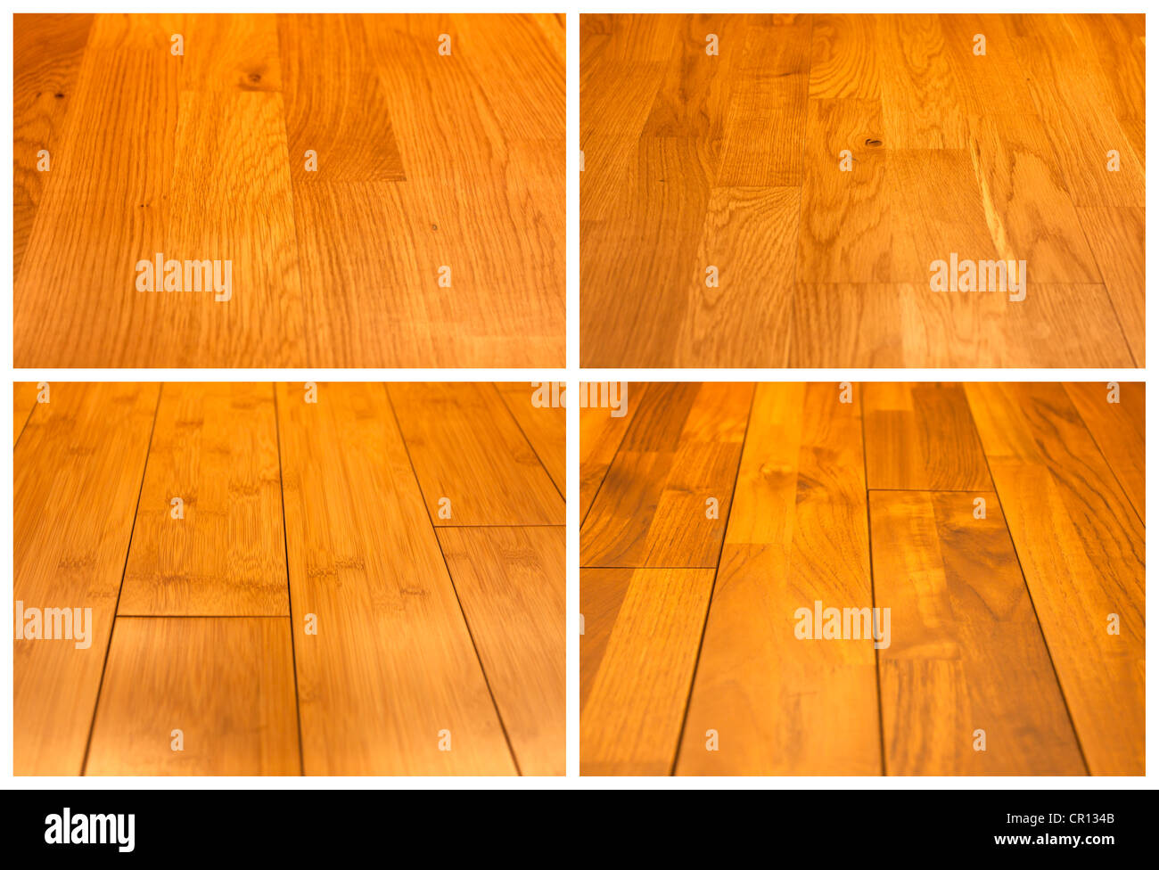 wooden floor closeup collage set Stock Photo - Alamy