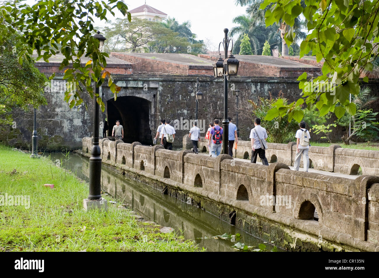 Philippines, Luzon Island, Manila, historical district of Intramuros ...
