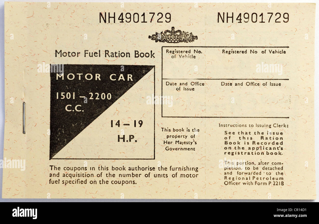 Ration car hi-res stock photography and images - Alamy