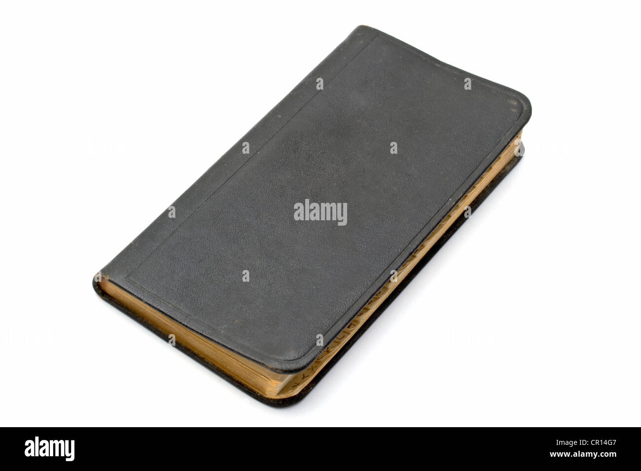Black notebook isolated on white background Stock Photo - Alamy