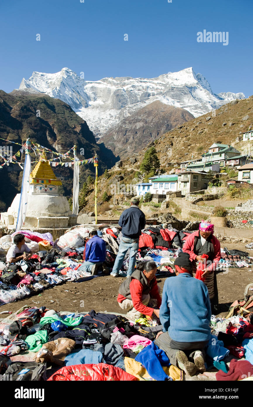 Nepal, Sagarmatha National Park, Solu Khumbu District, Everest area ...