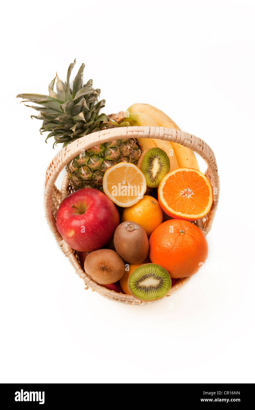 Basket containing Cut Out Stock Images & Pictures - Alamy