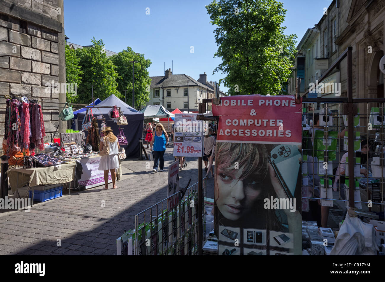 Saturday Market on Market Square Market Street Lancaster Stock Photo ...