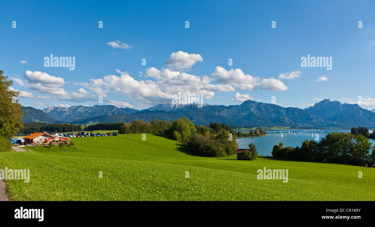View to the forggensee hi-res stock photography and images - Alamy