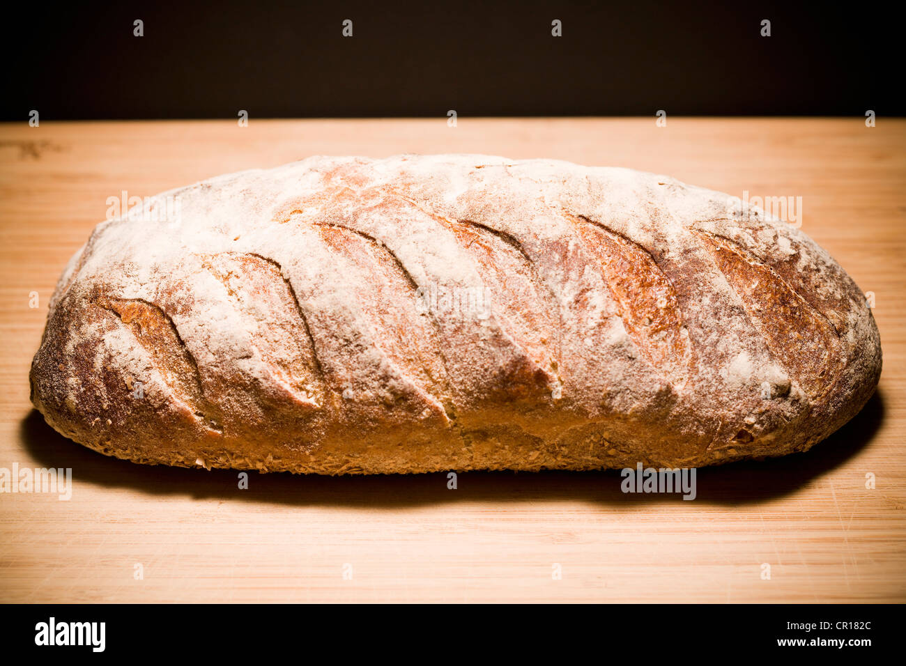 Studio shot of loaf of bread Stock Photo - Alamy