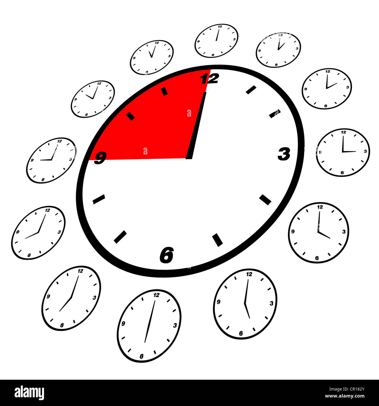 Busy morning Cut Out Stock Images & Pictures - Alamy