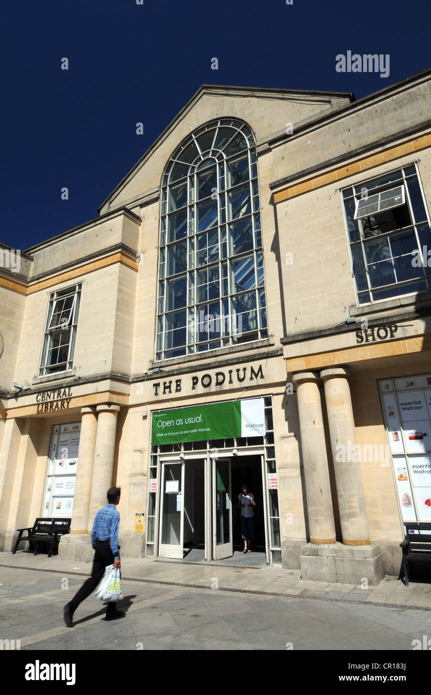 Podium Shopping Centre, Bath, Somerset, Britain, UK Stock Photo - Alamy