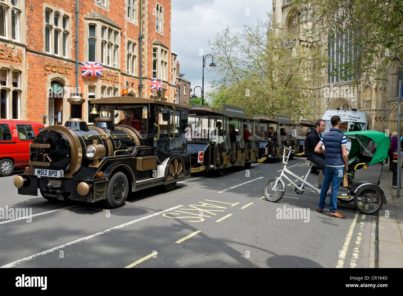 Road train which travels between the Minster and National Railway ...